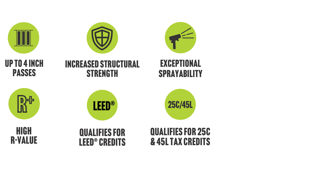 OnePass Closed Cell Spray Foam Insulation